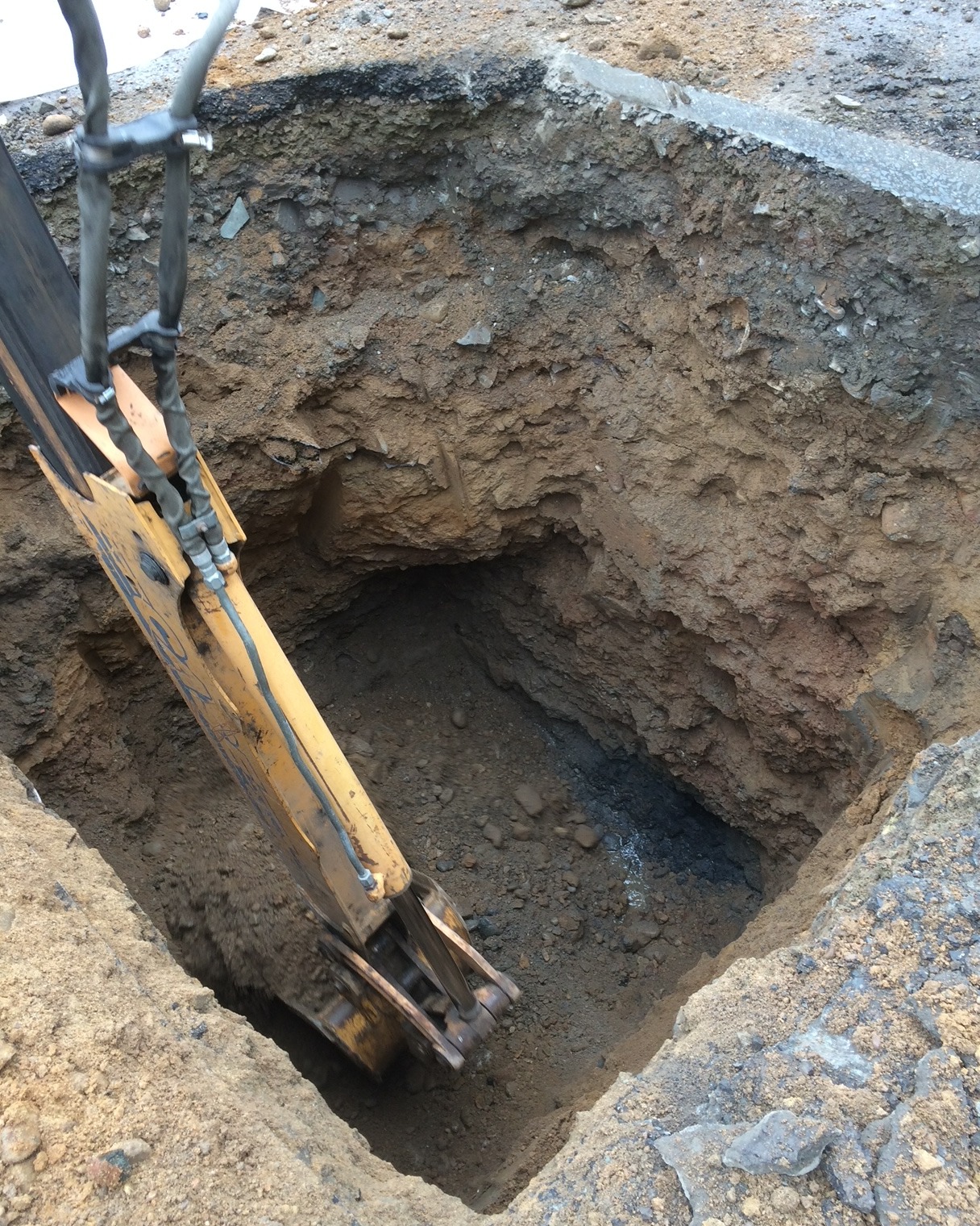 Test Pits - Stewart Builders NJ
